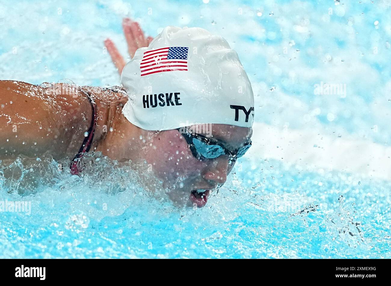 Paris, France. 27th July, 2024. Olympics, Paris 2024, Swimming, Paris ...