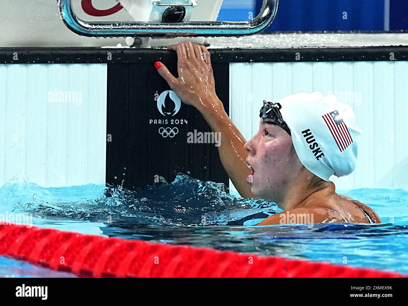 Paris, France. 27th July, 2024. Olympics, Paris 2024, Swimming, Paris ...