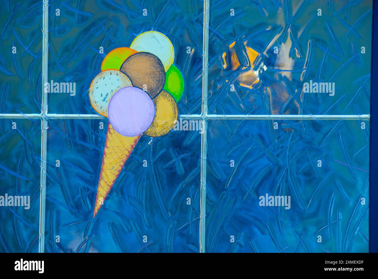 Ice cream signage hi-res stock photography and images - Alamy