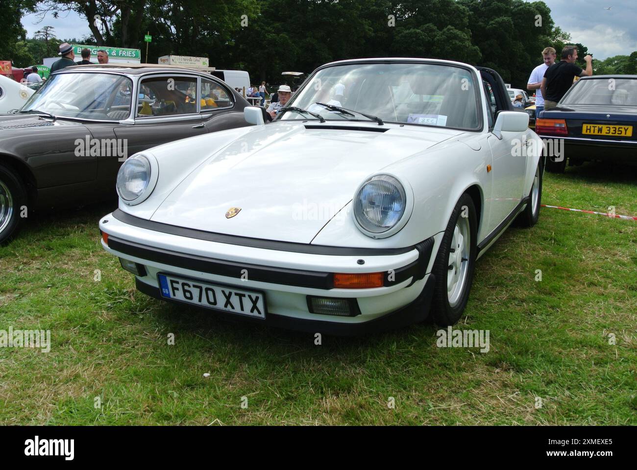A 1988 Porsche 911 parked on display at the 49th Historic Vehicle ...