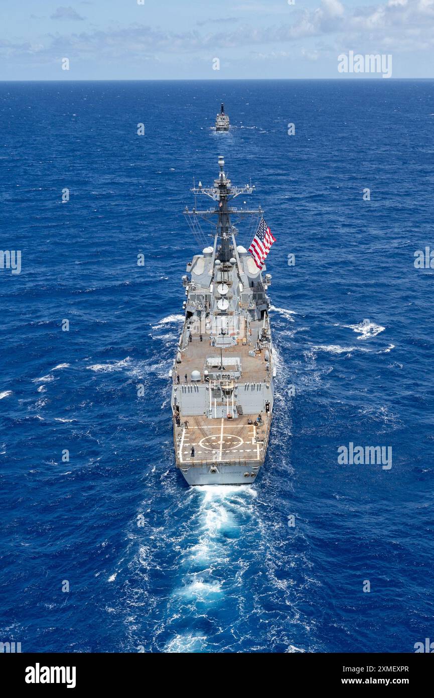 Arleigh Burke-class guided-missile destroyer USS William P. Lawrence ...