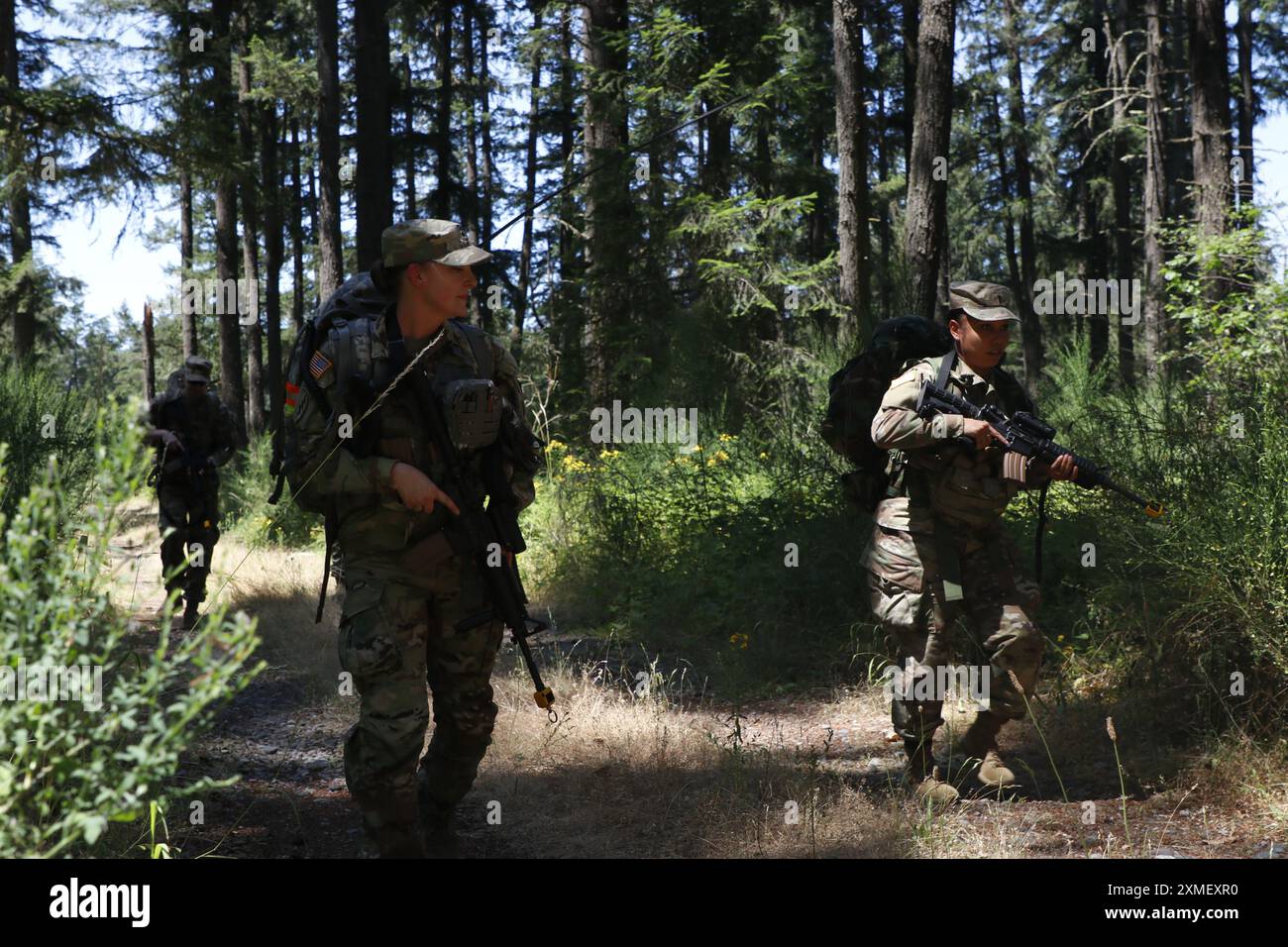 U.S. Soldiers with 156th Information Operations Battalion, 56th Theater ...