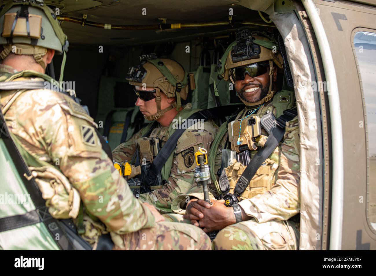 U.S. Army Soldiers assigned to 1st Security Force Assistance Brigade ...