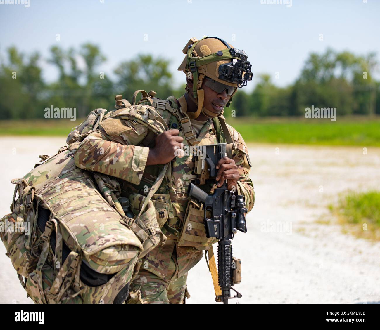 U.S. Army Soldier assigned to 1st Security Force Assistance Brigade ...