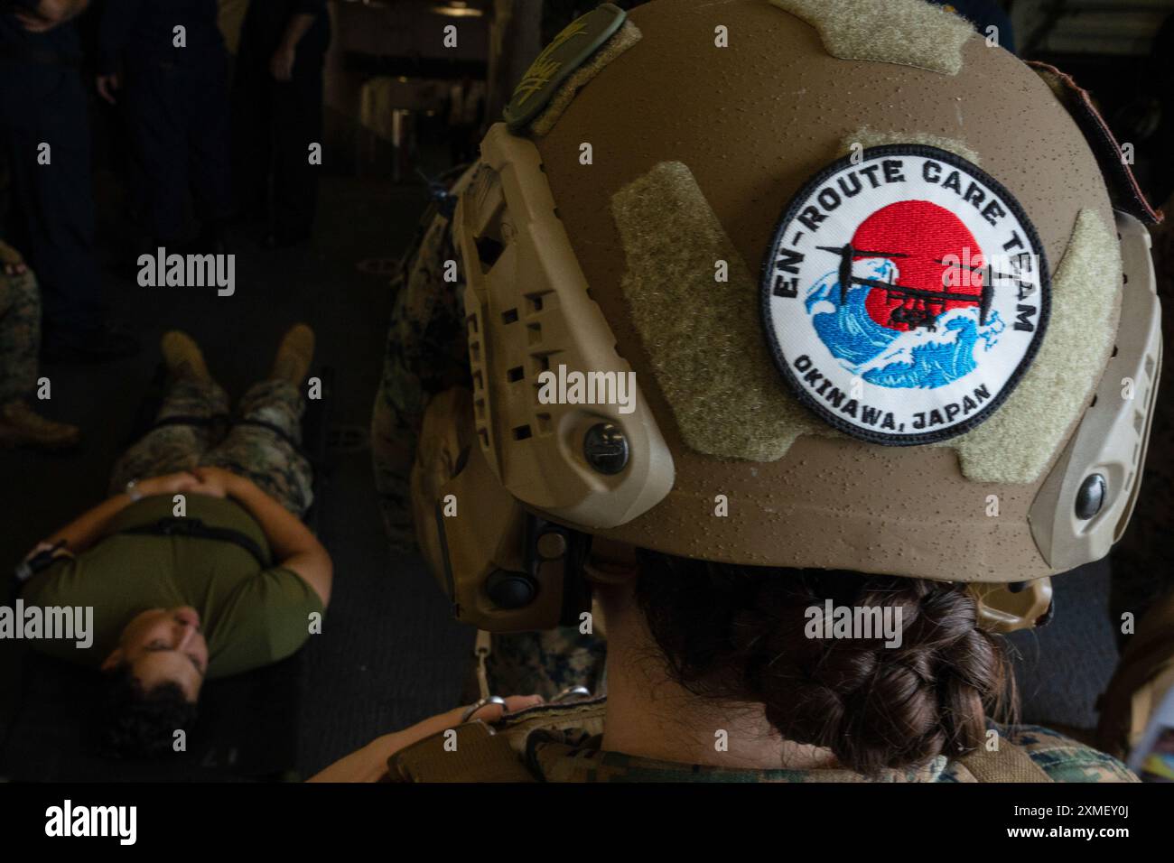 U.S. Navy Hospital Corpsman 2nd Class Malin Diguglielmo with Combat ...