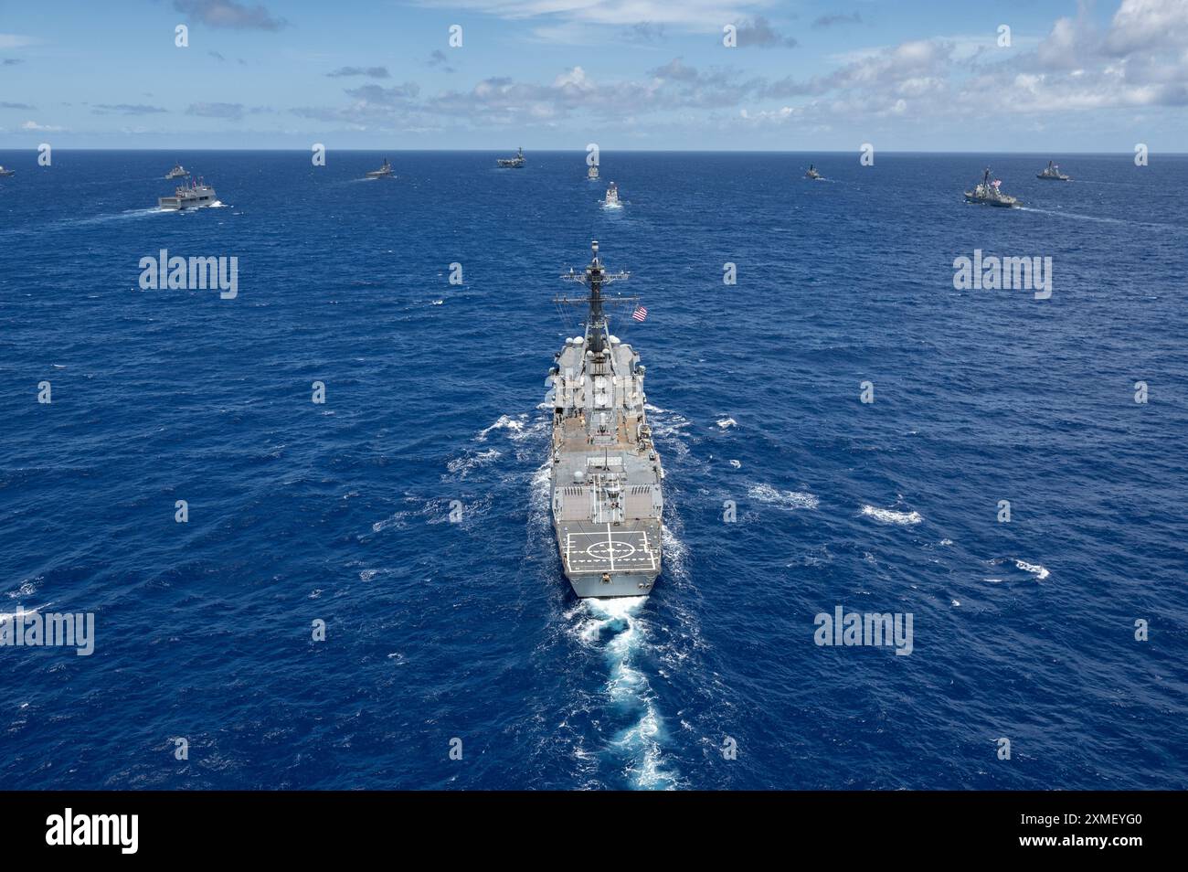 Arleigh Burke-class guided-missile destroyer USS Gridley (DDG 101 ...