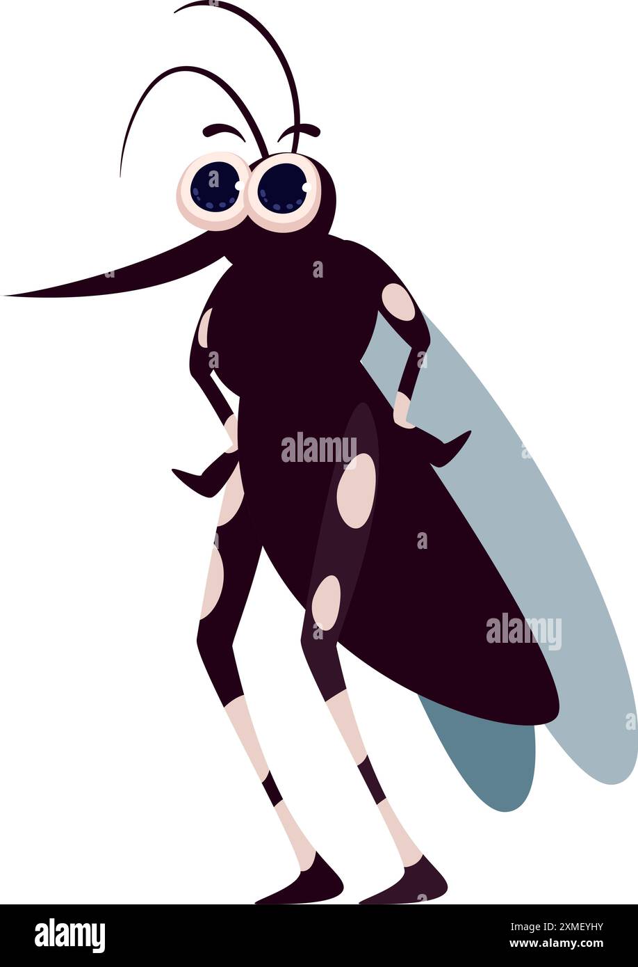 cartoon mosquito aedes aegypti Stock Vector Image & Art - Alamy