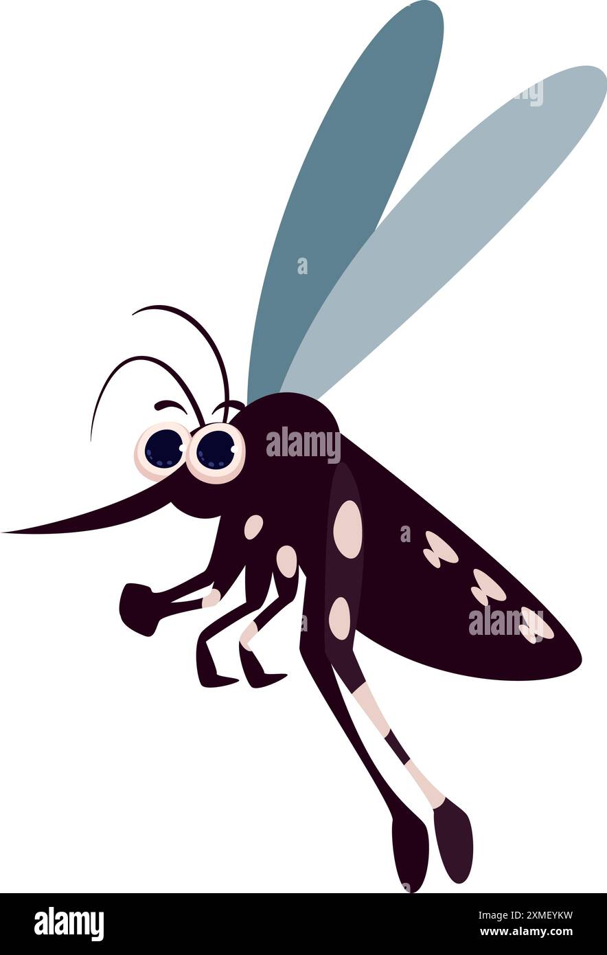 aedes mosquito flying cartoon Stock Vector Image & Art - Alamy