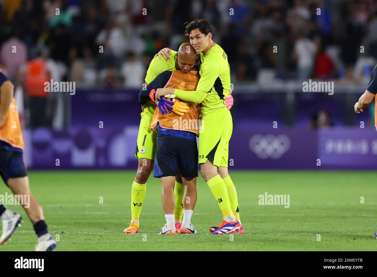 Bordeaux, France. 27th July, 2024. (L to R) Leo Brian Kokubo, Taishi ...