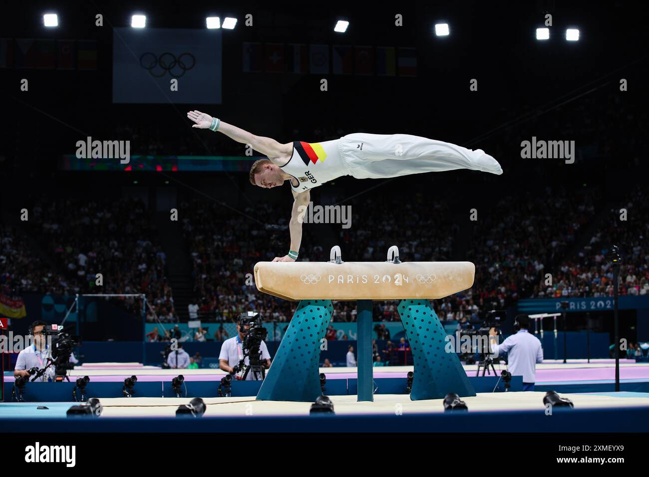 PARIS, FRANCE. 27th July, 2024. Nils Dunkel of Team Germany competes on ...