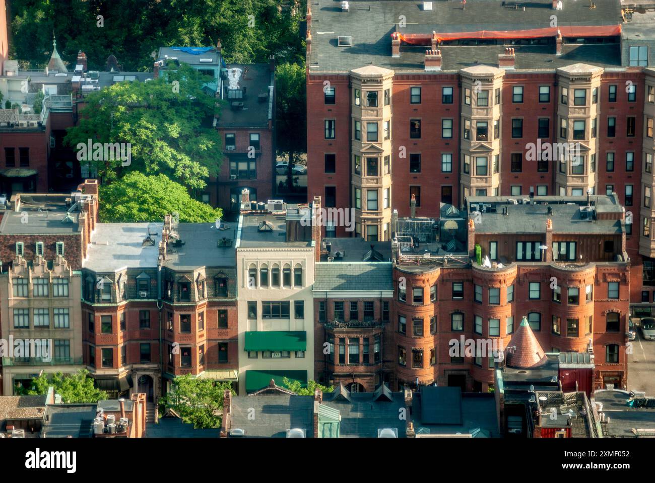Traditional Bostonian architecture Stock Photo - Alamy