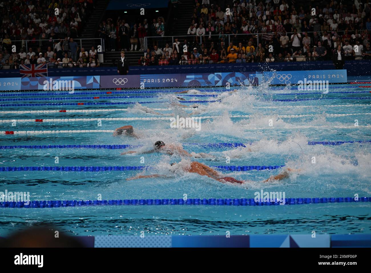 27th July 2024; Paris Olympic Games, Paris, France, Day 2; Swimming ...
