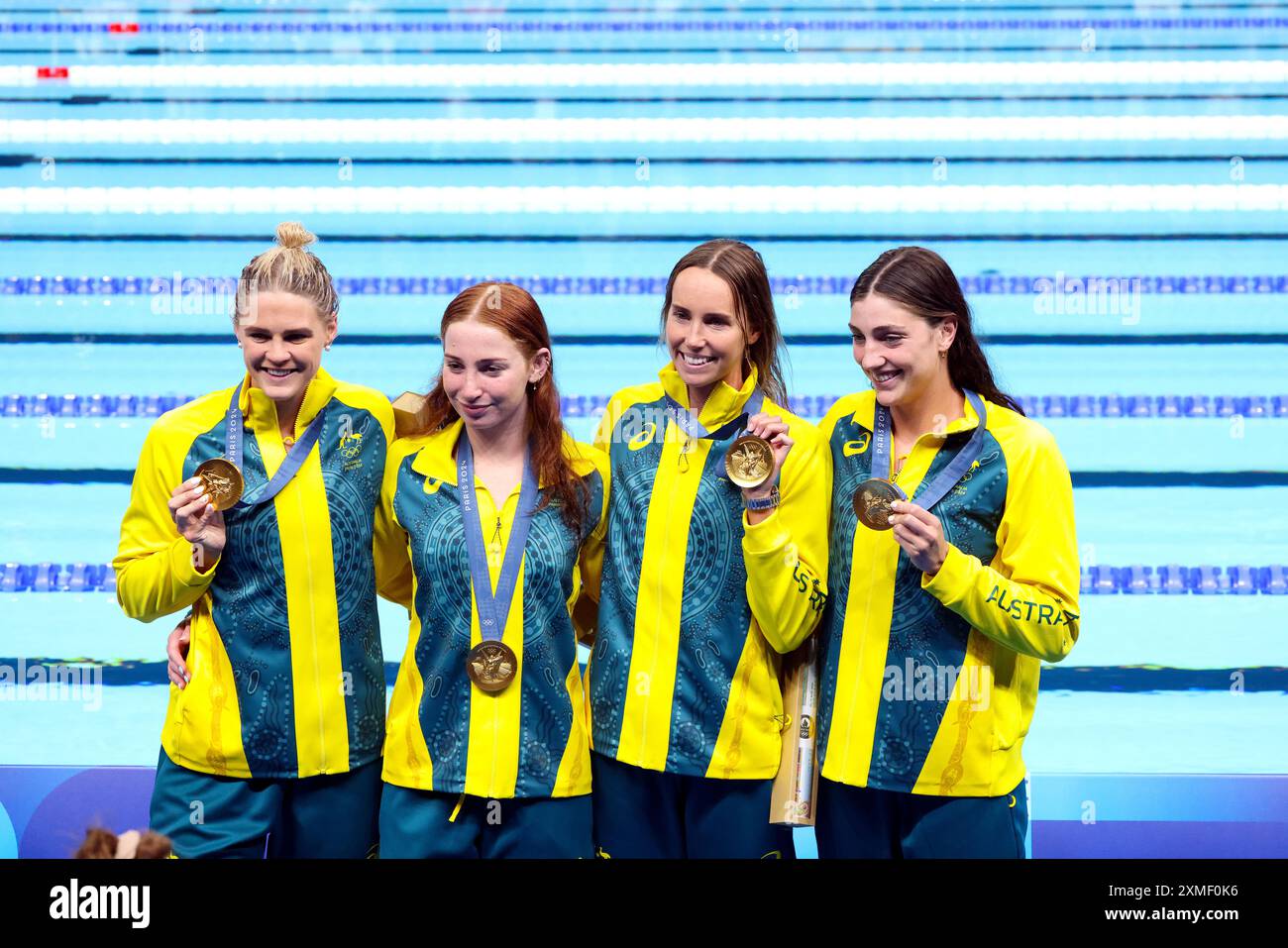 Australian womens 4x100 swimming relay hi-res stock photography and images - Alamy