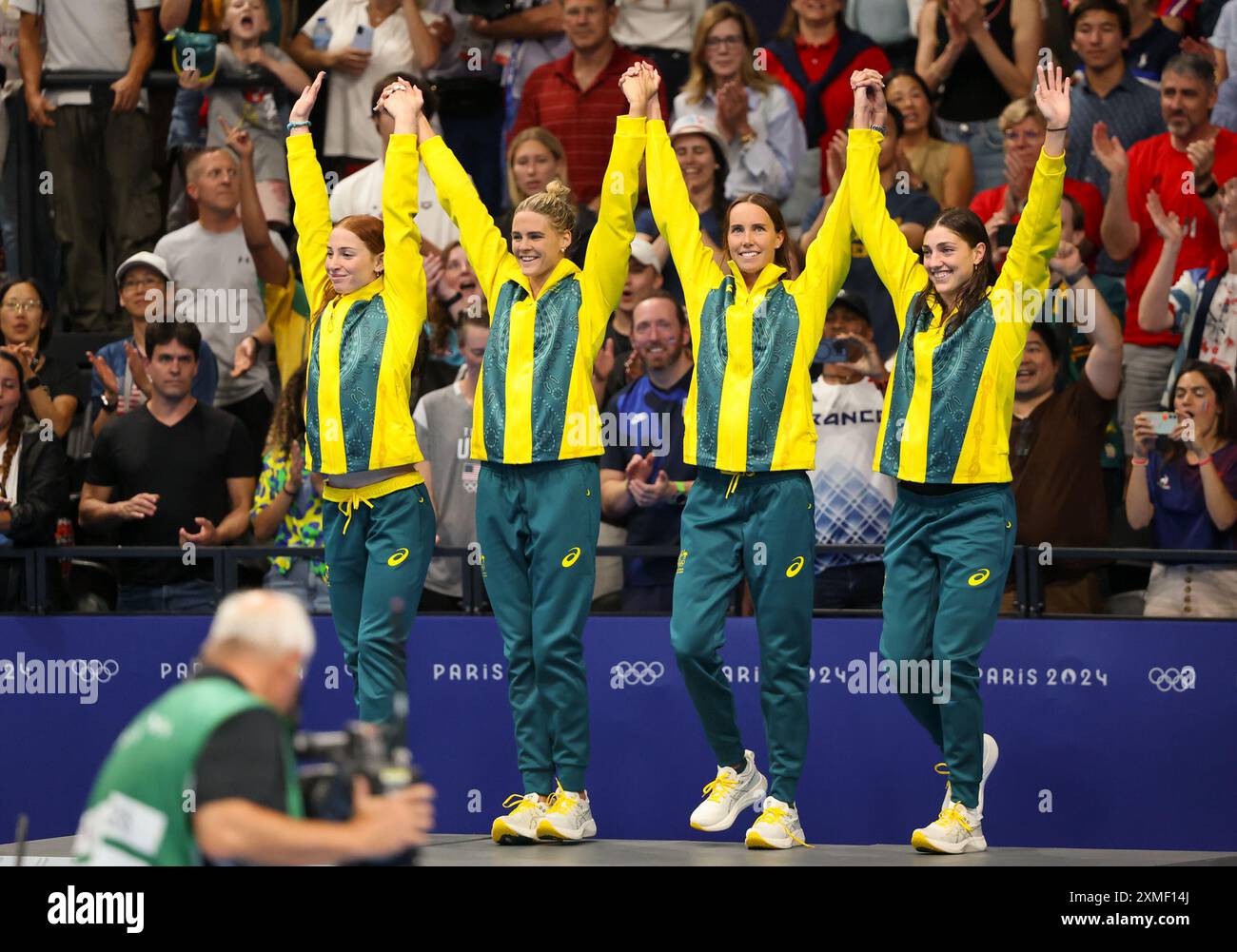 Paris, Ile de France, France. 27th July, 2024. Mollie O'Callaghan ...