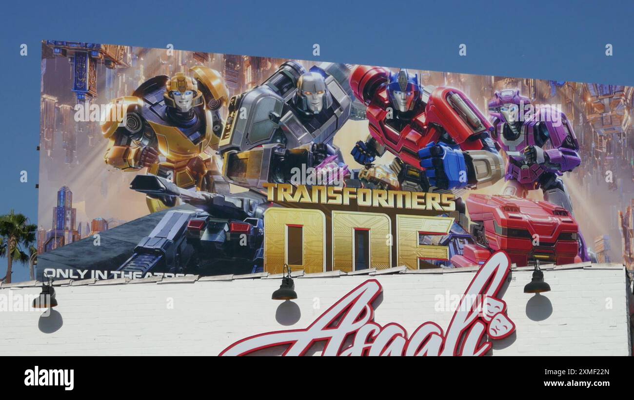 Los Angeles, California, USA 26th July 2024 Transformers One Billboard ...