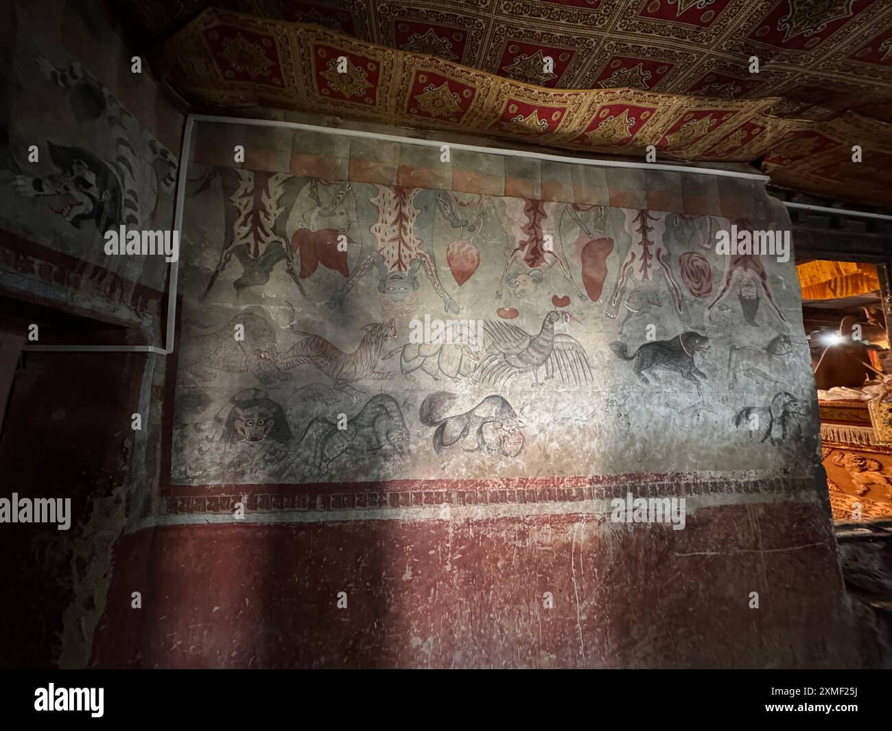 July 28, 2024, Ladakh, Ladakh, India: Under the original palace, Deldan ...