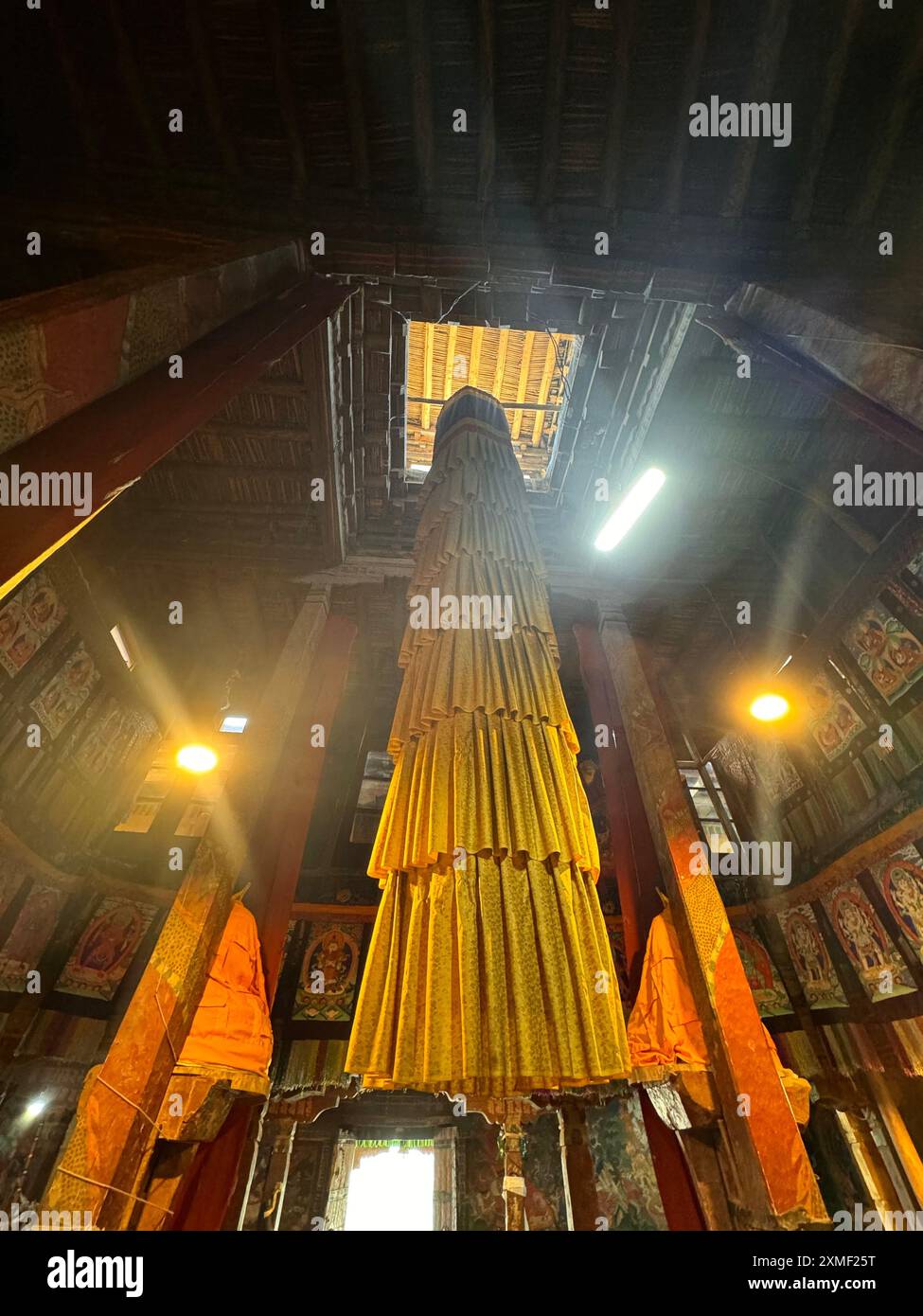 July 28, 2024, Ladakh, Ladakh, India: Under the original palace, Deldan ...