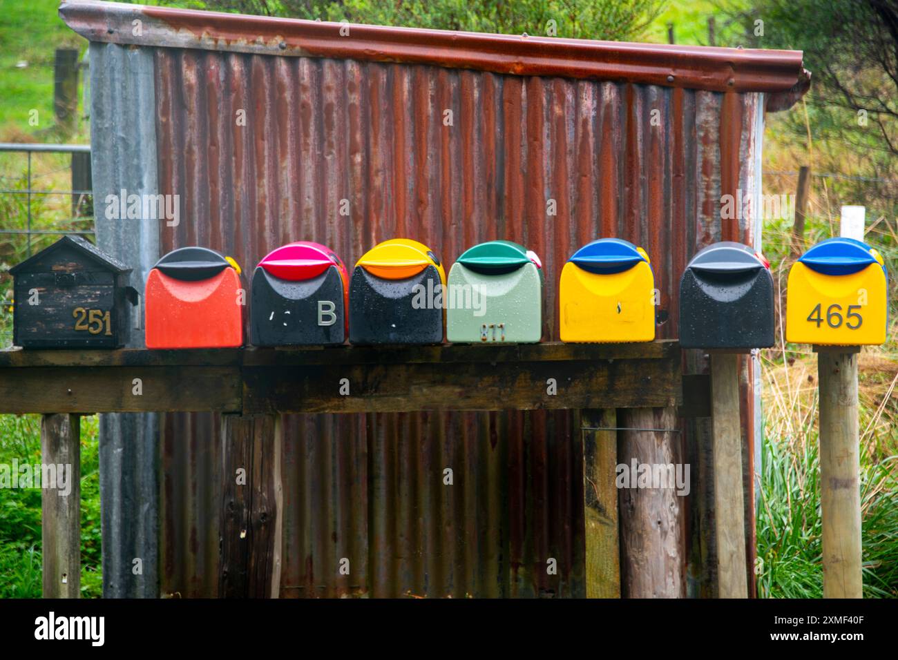 Rural letter boxes hi-res stock photography and images - Alamy