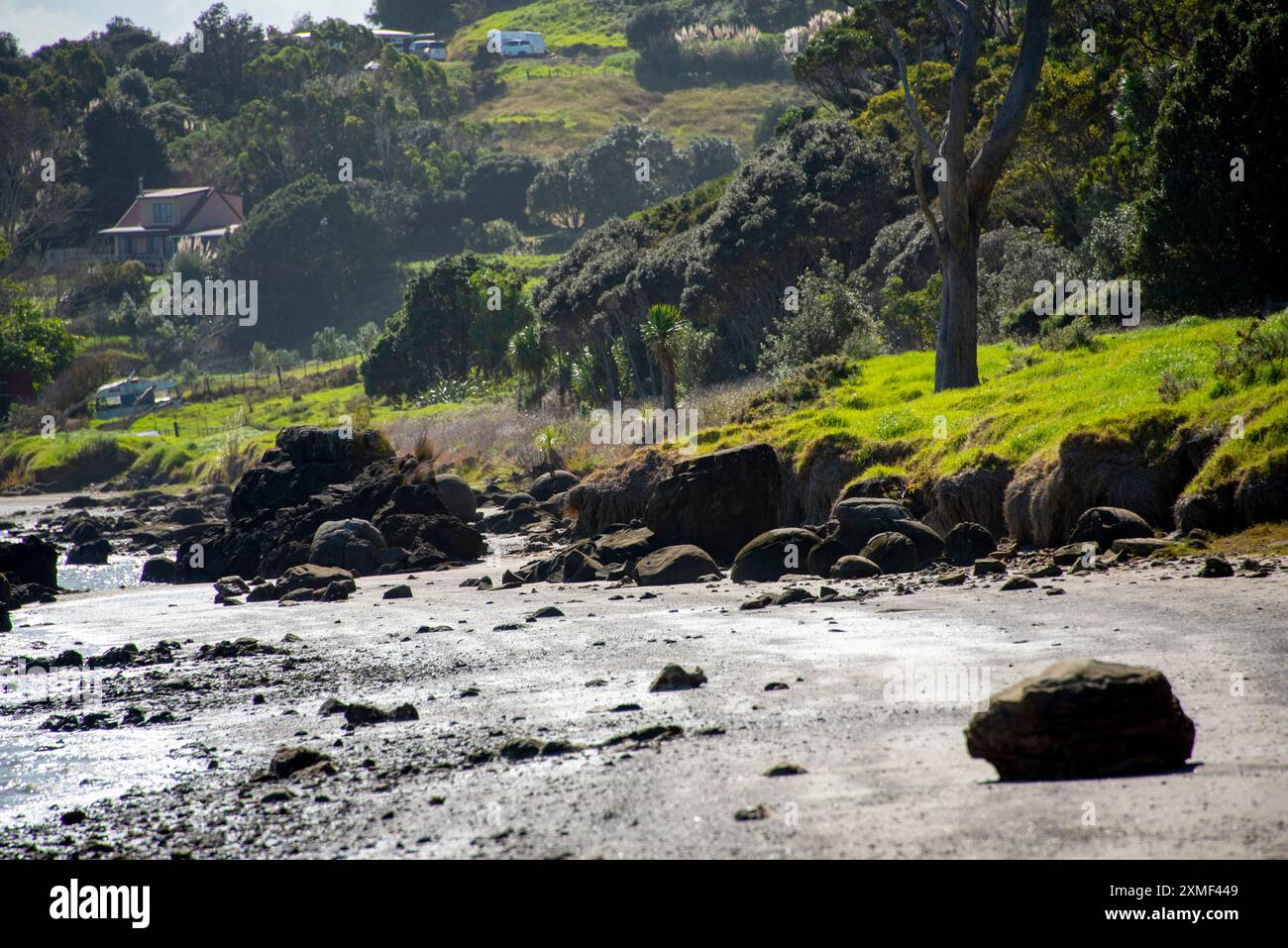 Koutu Boulders in Northland - New Zealand Stock Photo - Alamy