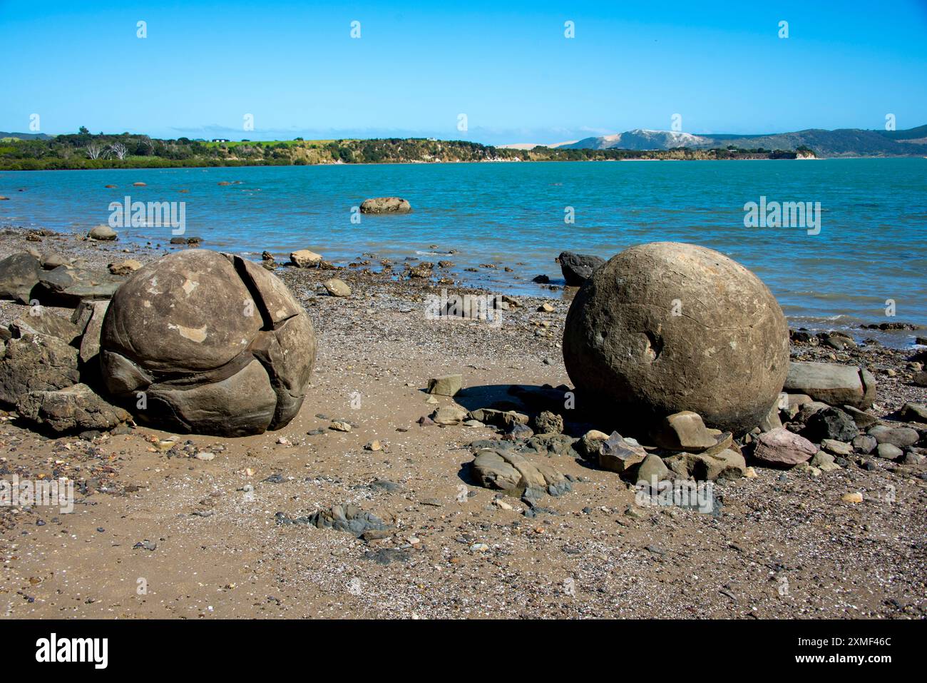Koutu Boulders in Northland - New Zealand Stock Photo - Alamy