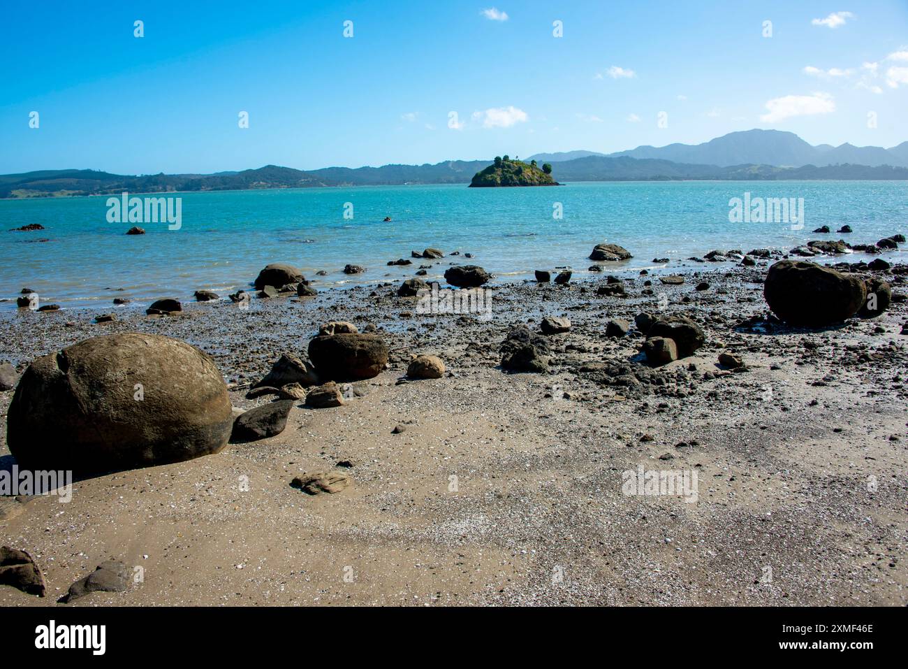 Koutu Boulders in Northland - New Zealand Stock Photo - Alamy