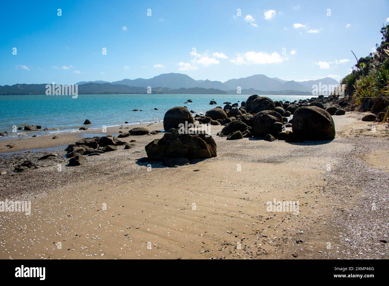 Koutu Boulders in Northland - New Zealand Stock Photo - Alamy