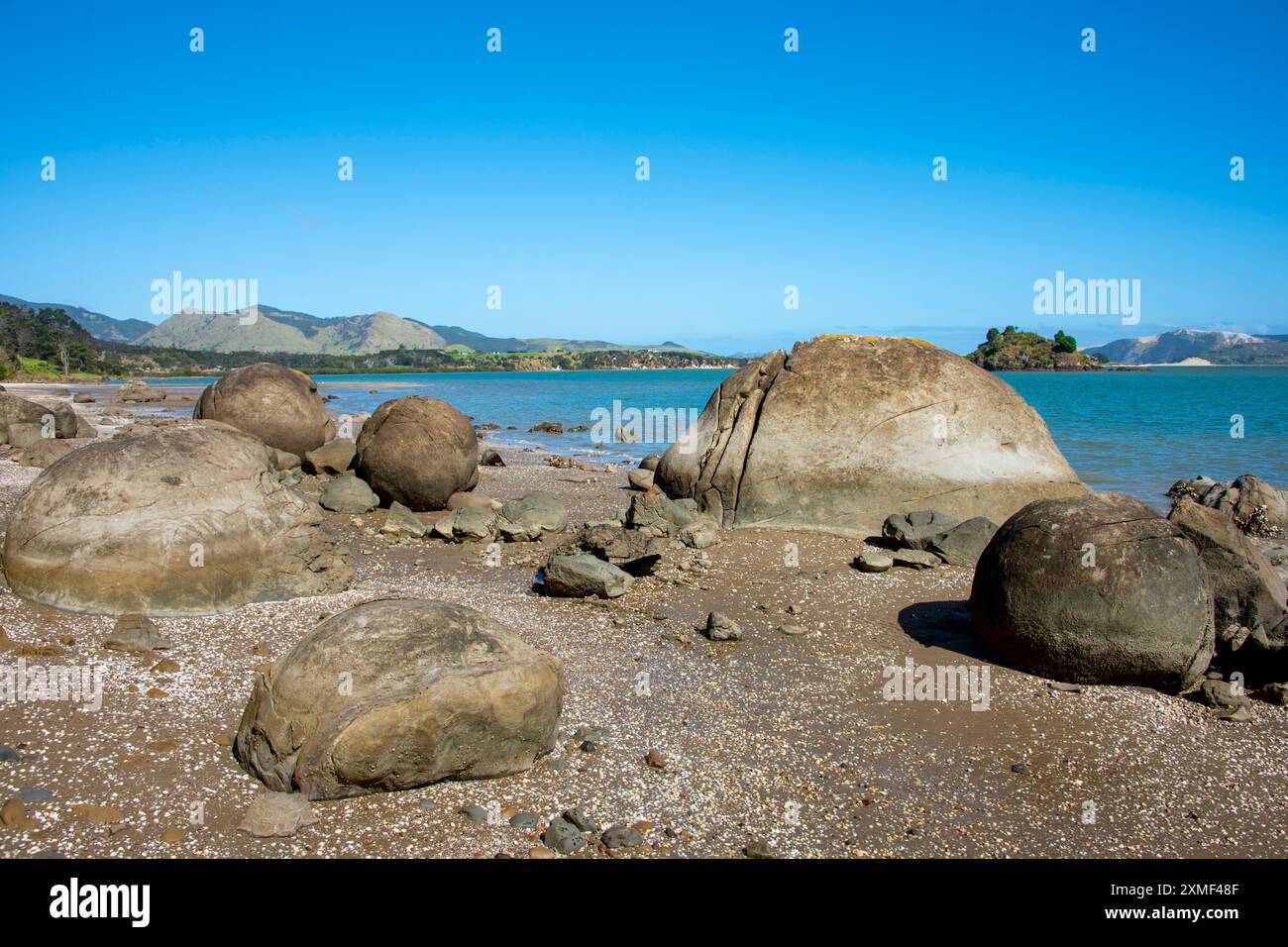 Koutu Boulders in Northland - New Zealand Stock Photo - Alamy