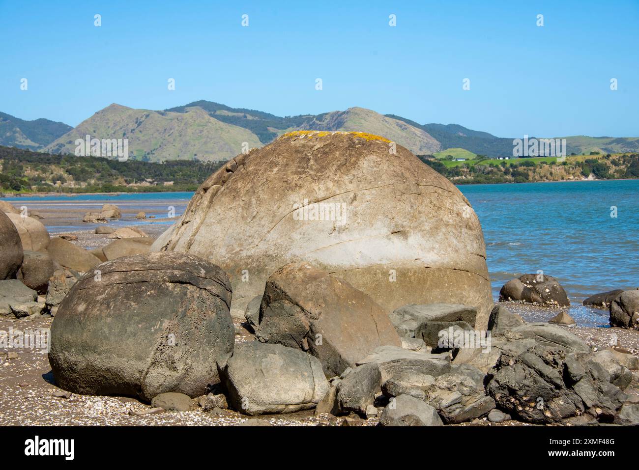 Koutu Boulders in Northland - New Zealand Stock Photo - Alamy