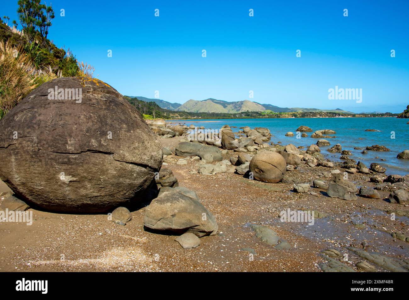 Koutu Boulders in Northland - New Zealand Stock Photo - Alamy