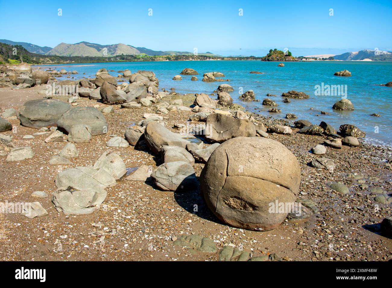 Koutu Boulders in Northland - New Zealand Stock Photo - Alamy