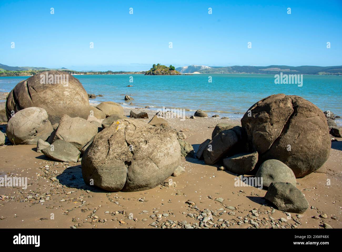 Koutu Boulders in Northland - New Zealand Stock Photo - Alamy