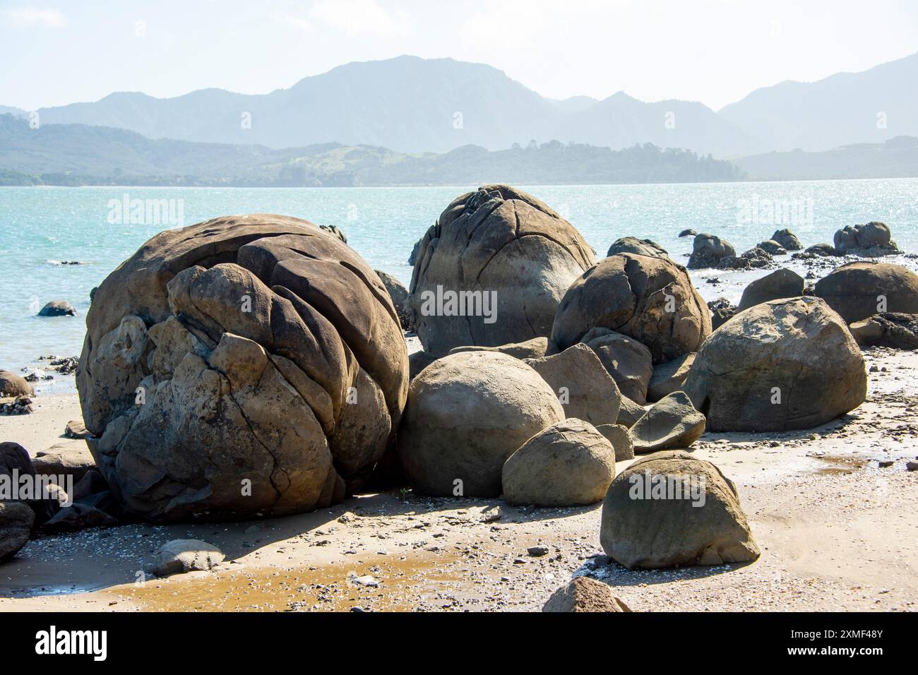 Koutu Boulders in Northland - New Zealand Stock Photo - Alamy