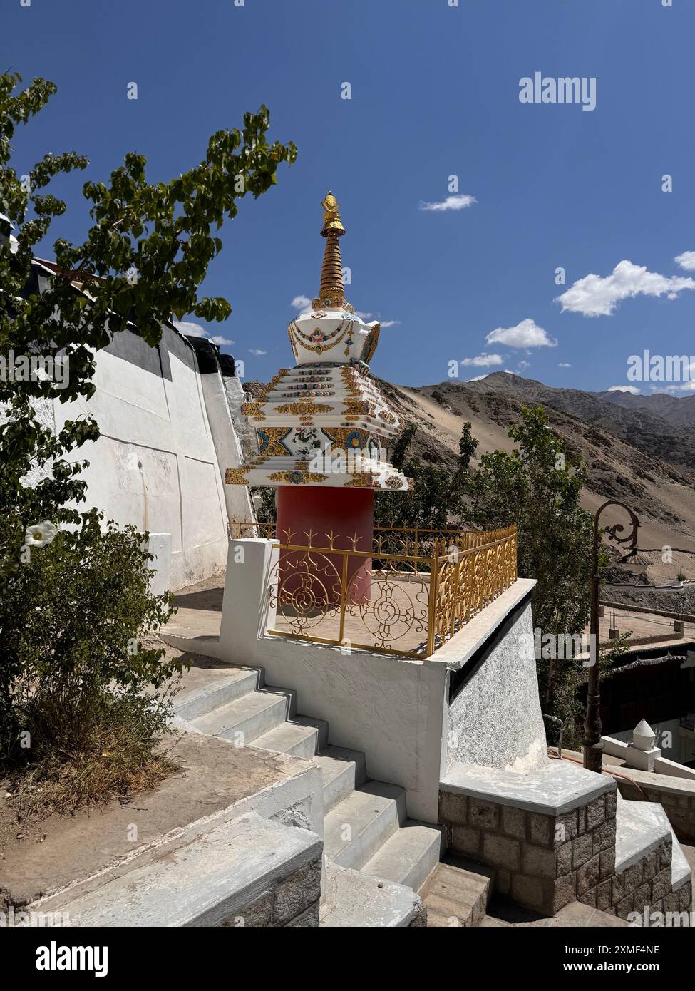 July 28, 2024, Ladakh, Ladakh, India: Under the original palace, Deldan ...