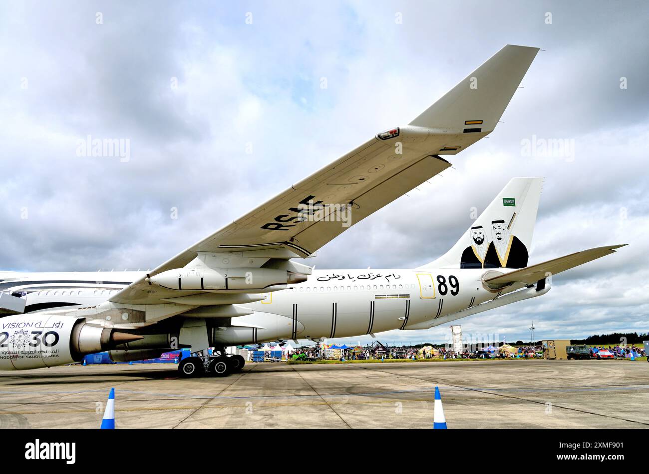 RIAT 2024 Fairford a A330 Multi Role Tanker Transport (MRTT) with the ...
