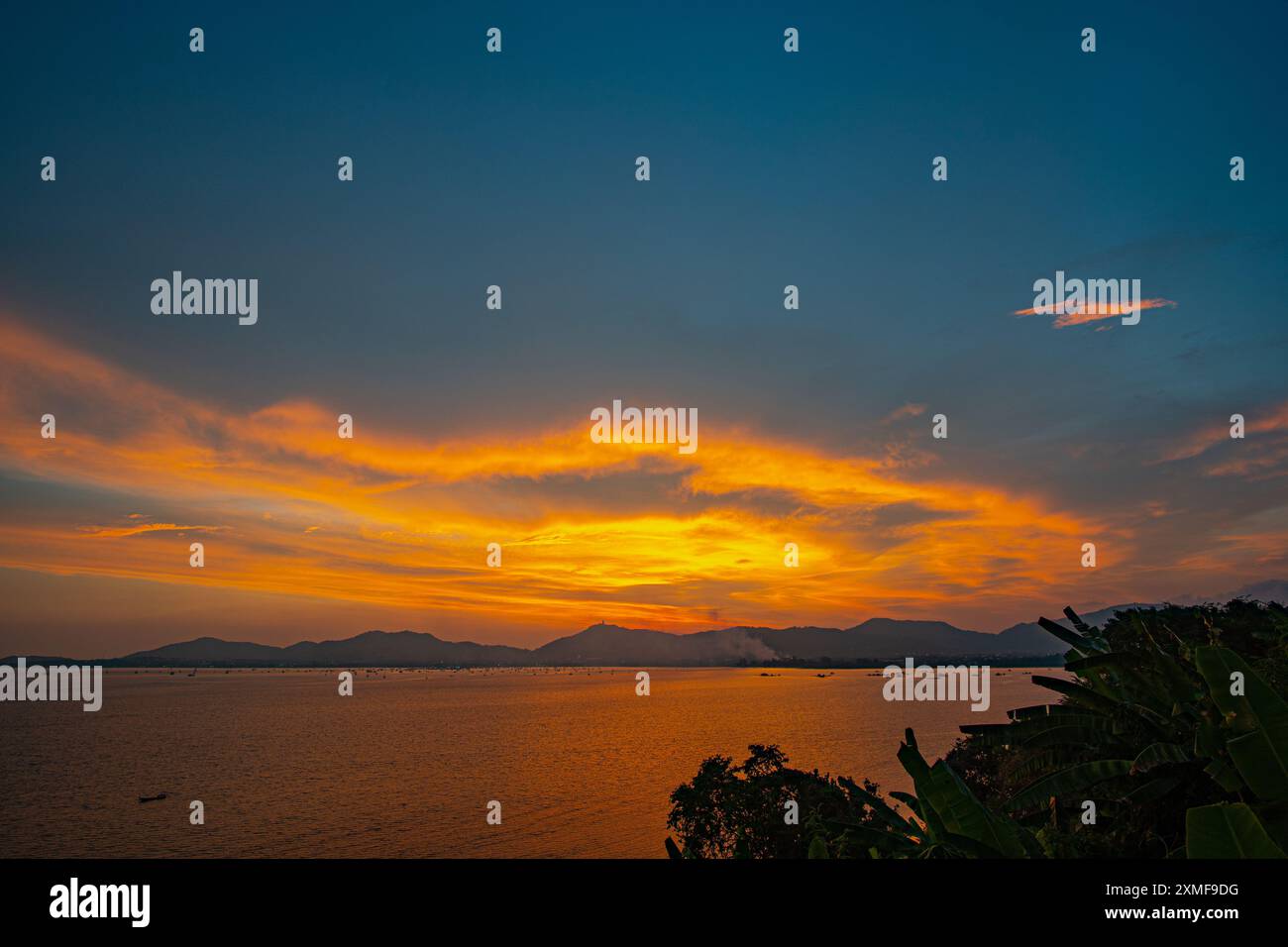 The beauty of the sky was mesmerizing in quite sunset. Stunning clouds ...