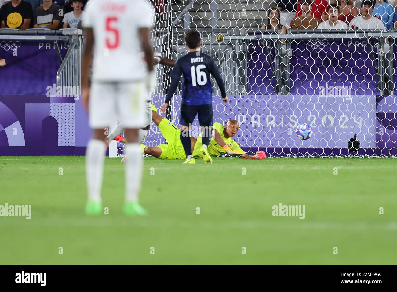 Bordeaux, France. 27th July, 2024. Leo Brian Kokubo (JPN) Football ...