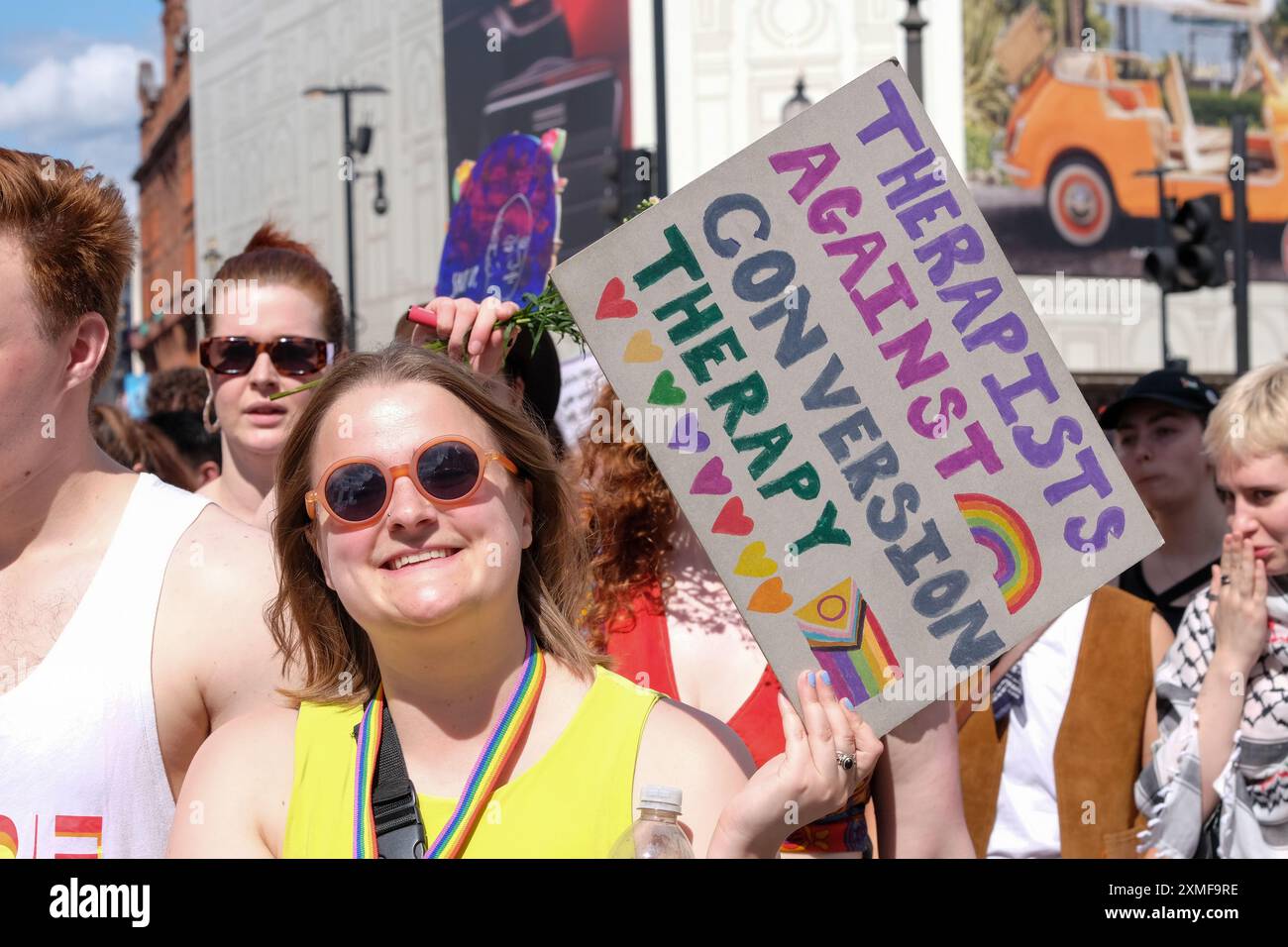 London, UK, 27th July, 2024. Thousands took place in the annual Trans ...