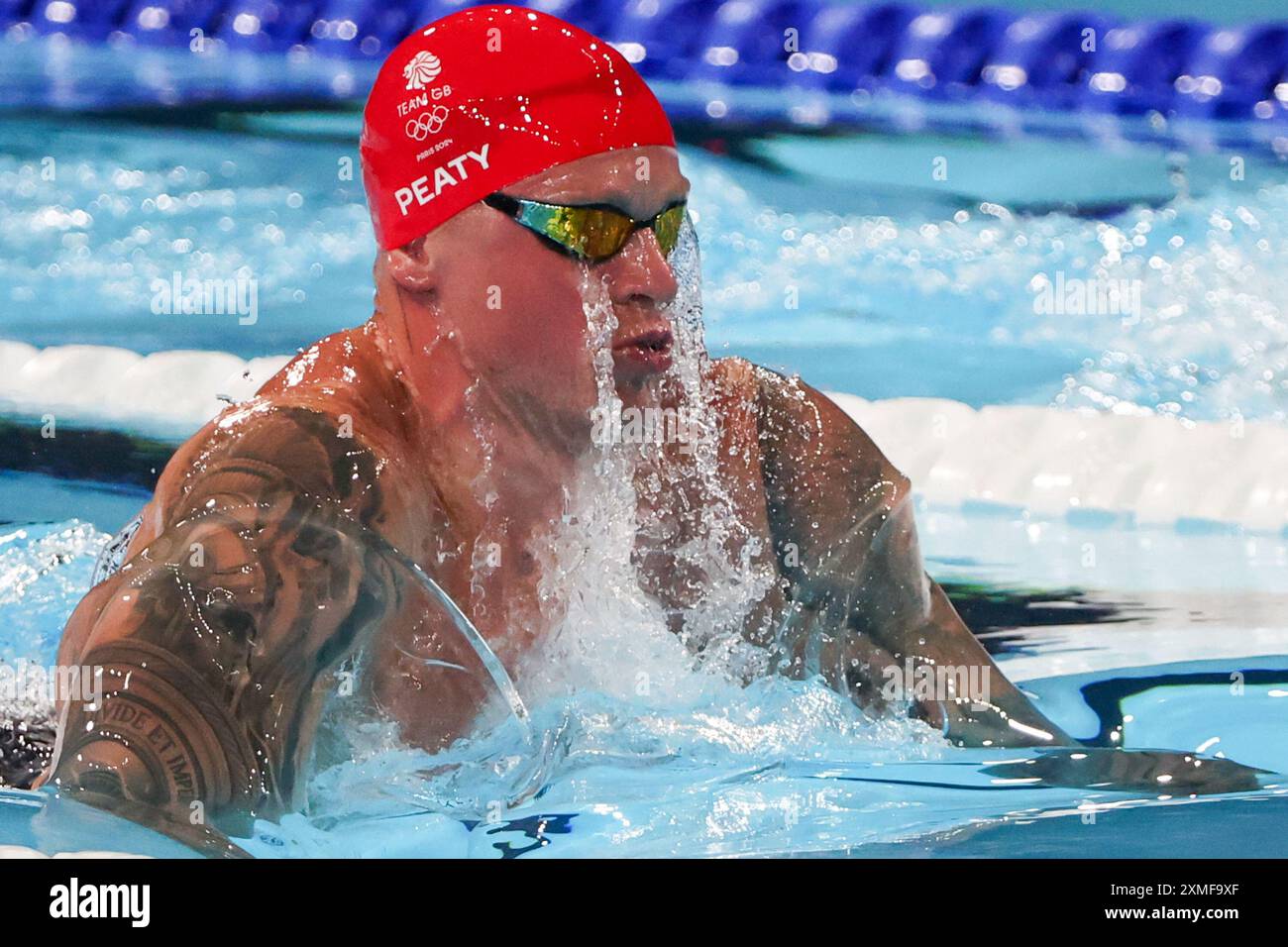 Paris, France. 27th July, 2024. ADAM PEATY (Great Britain) in the men's ...