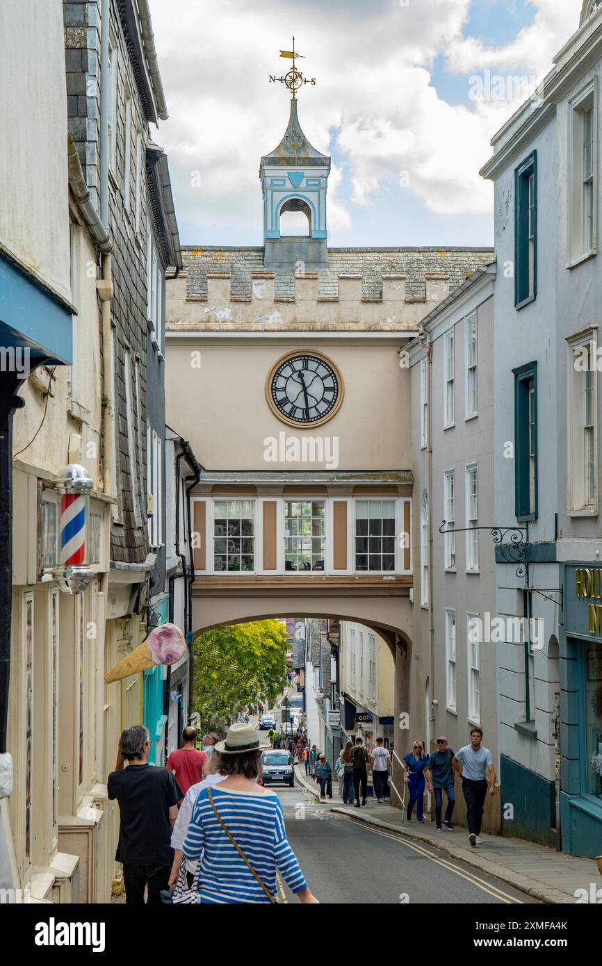 High Street, Totnes, Devon, England Stock Photo - Alamy