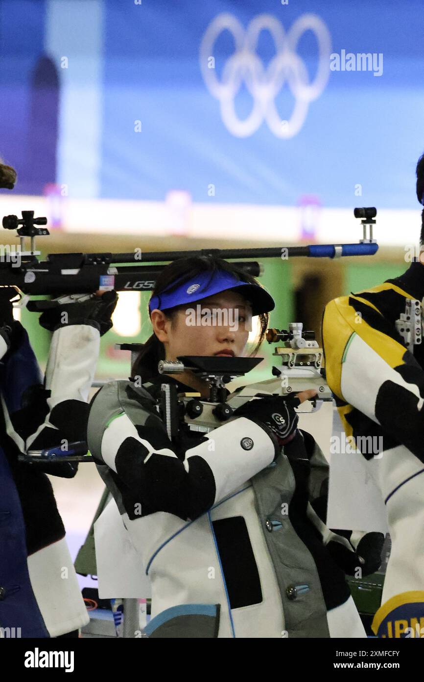 Chateauroux, France. 27th July, 2024. Misaki Nobata (JPN) Shooting ...