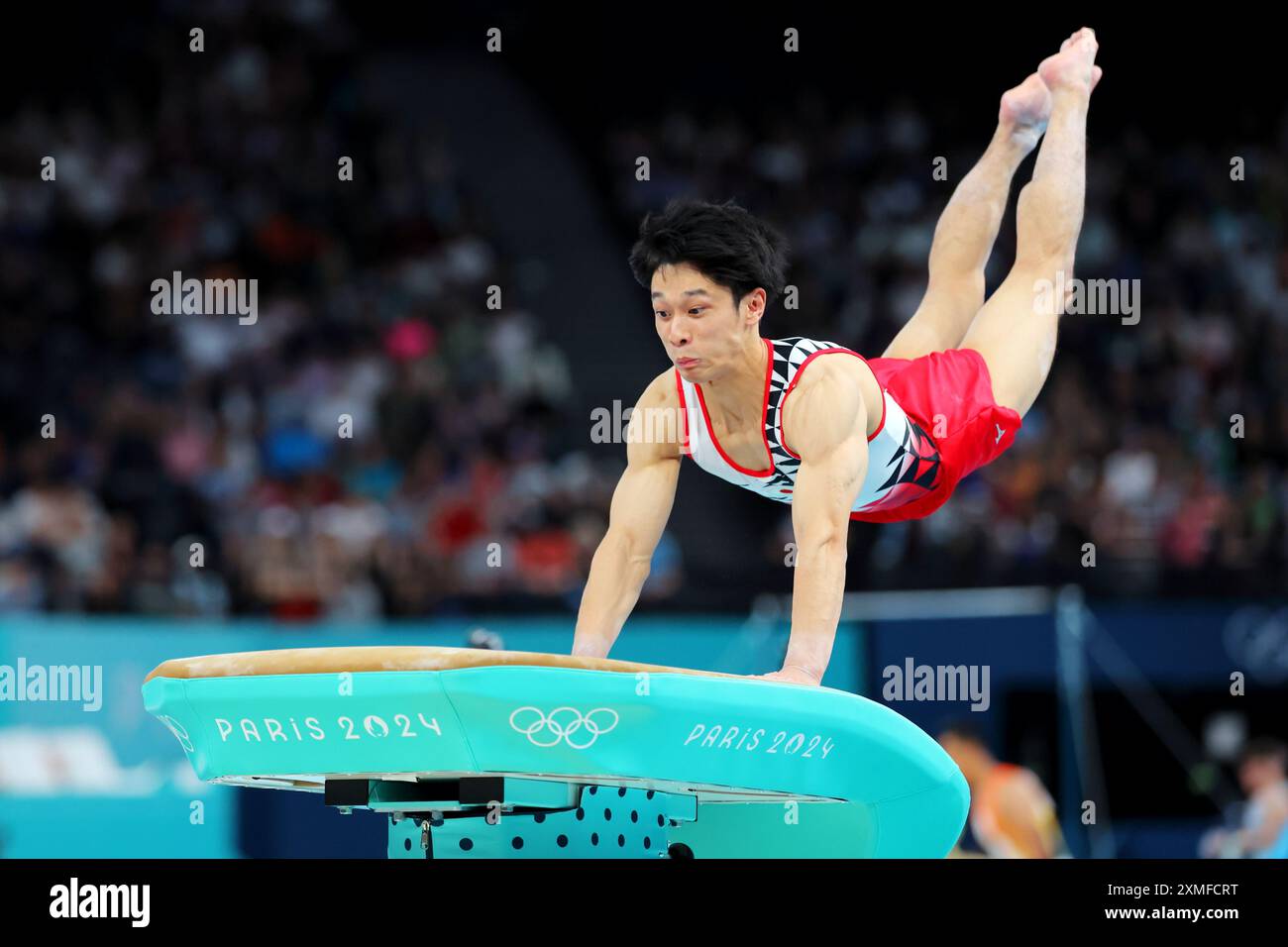 Paris, France. 27th July, 2024. Wataru Tanigawa (JPN) Gymnastics - Artistic : Men's ...