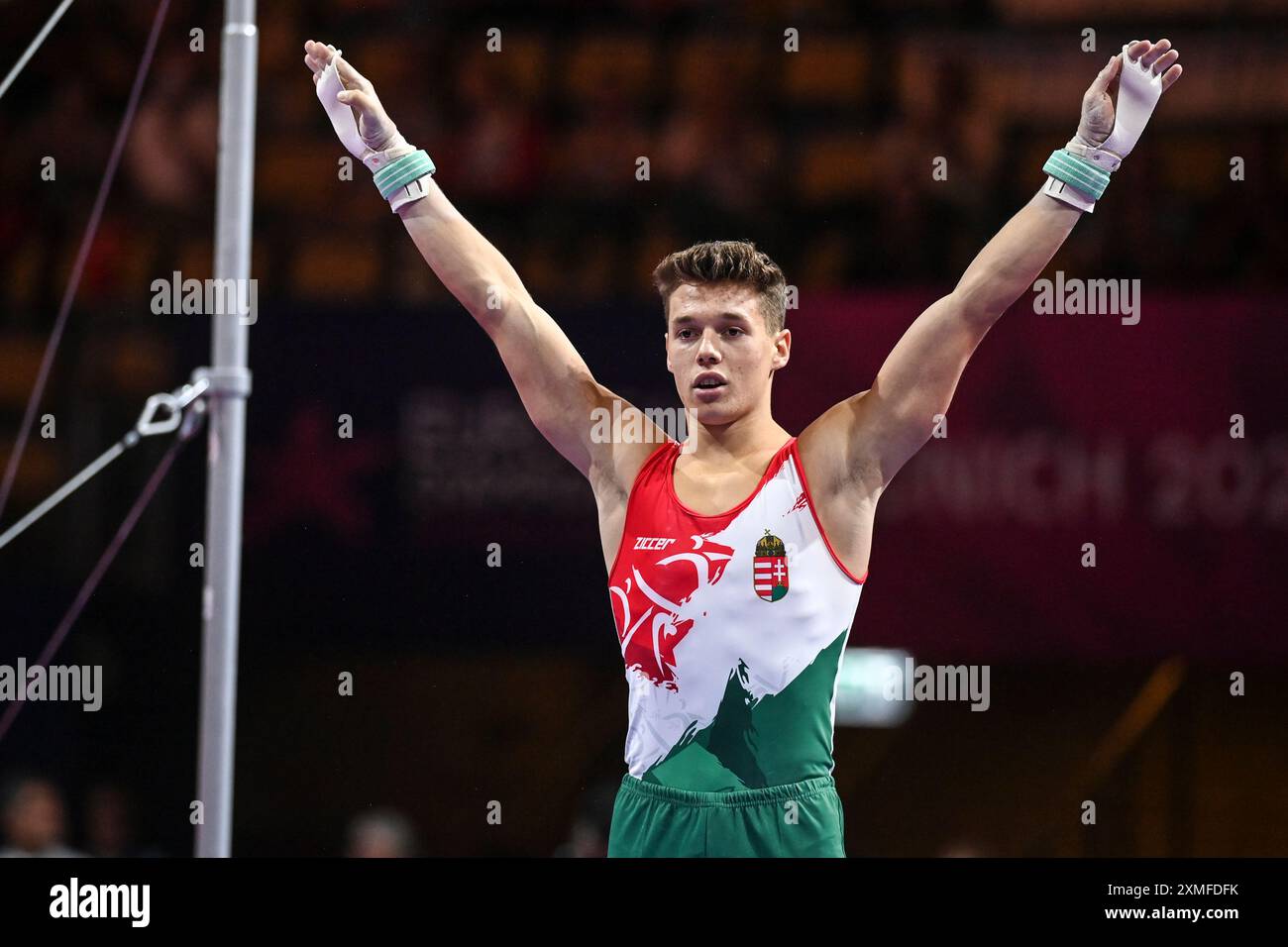 Krisztofer meszaros horizontal bar hi-res stock photography and images ...
