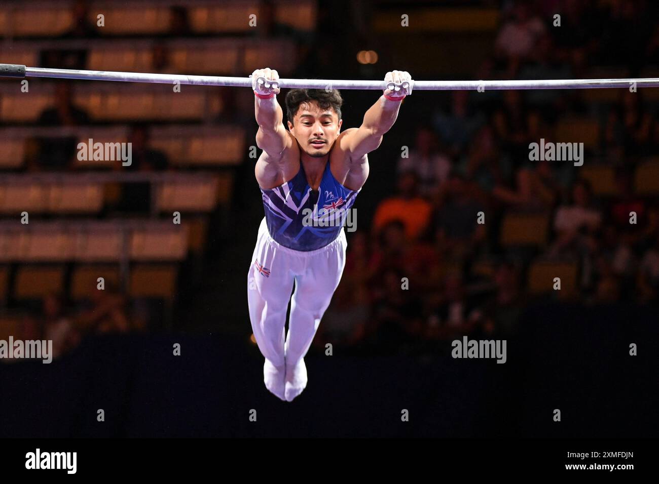 Jake Jarman (Great Britain), horizontal bar rotation. European ...