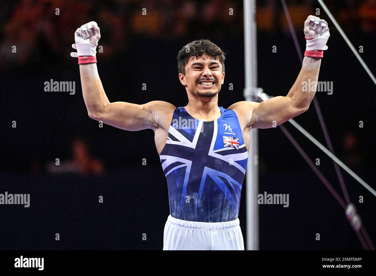 Jake Jarman (Great Britain), horizontal bar rotation. European ...