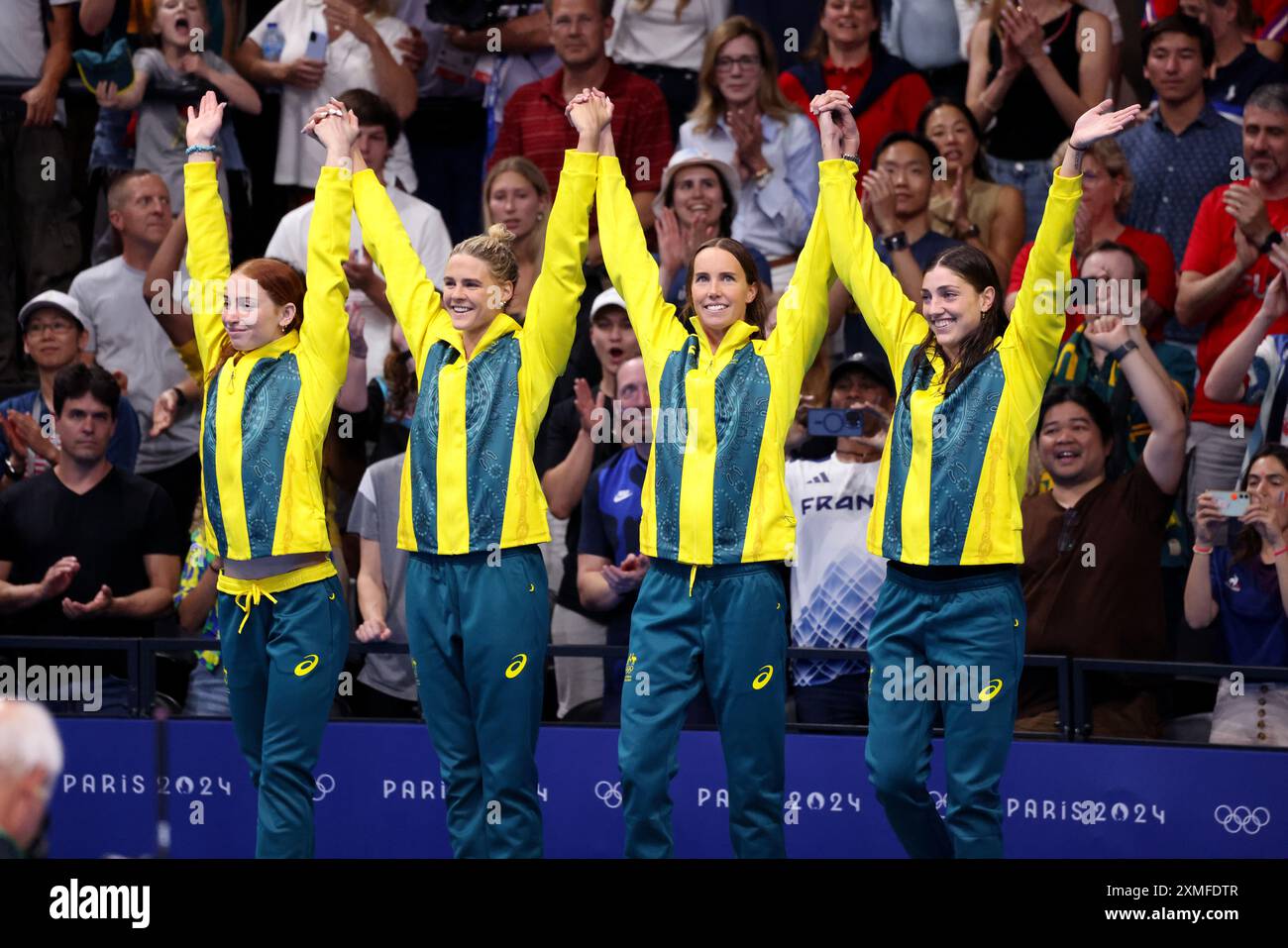 Australian womens 4x100 swimming relay hi-res stock photography and images - Alamy
