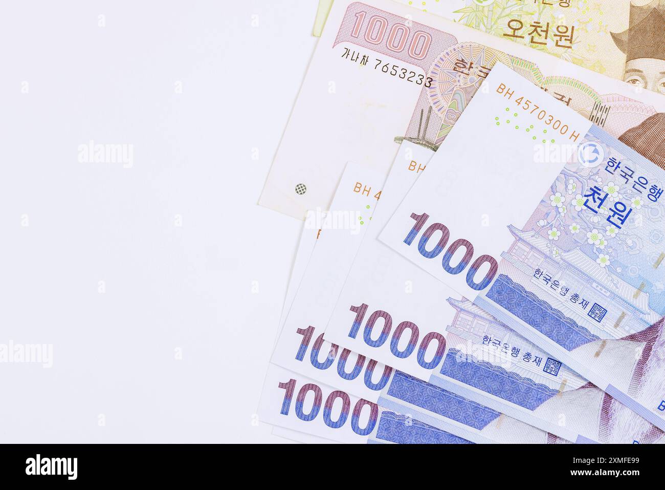 1000 won banknote south korea hi-res stock photography and images - Alamy