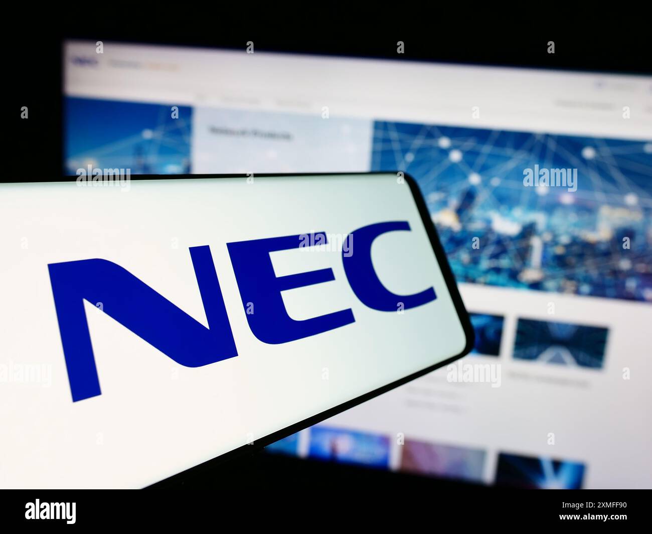 Nec marketing logo hi-res stock photography and images - Alamy