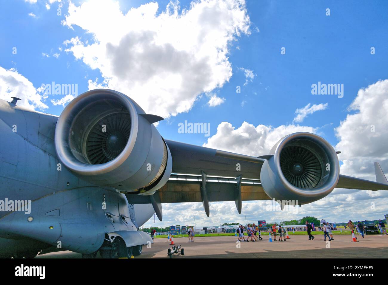 RIAT 2024 Fairford the RAF Boeing C-17A Globemaster III showing its ...