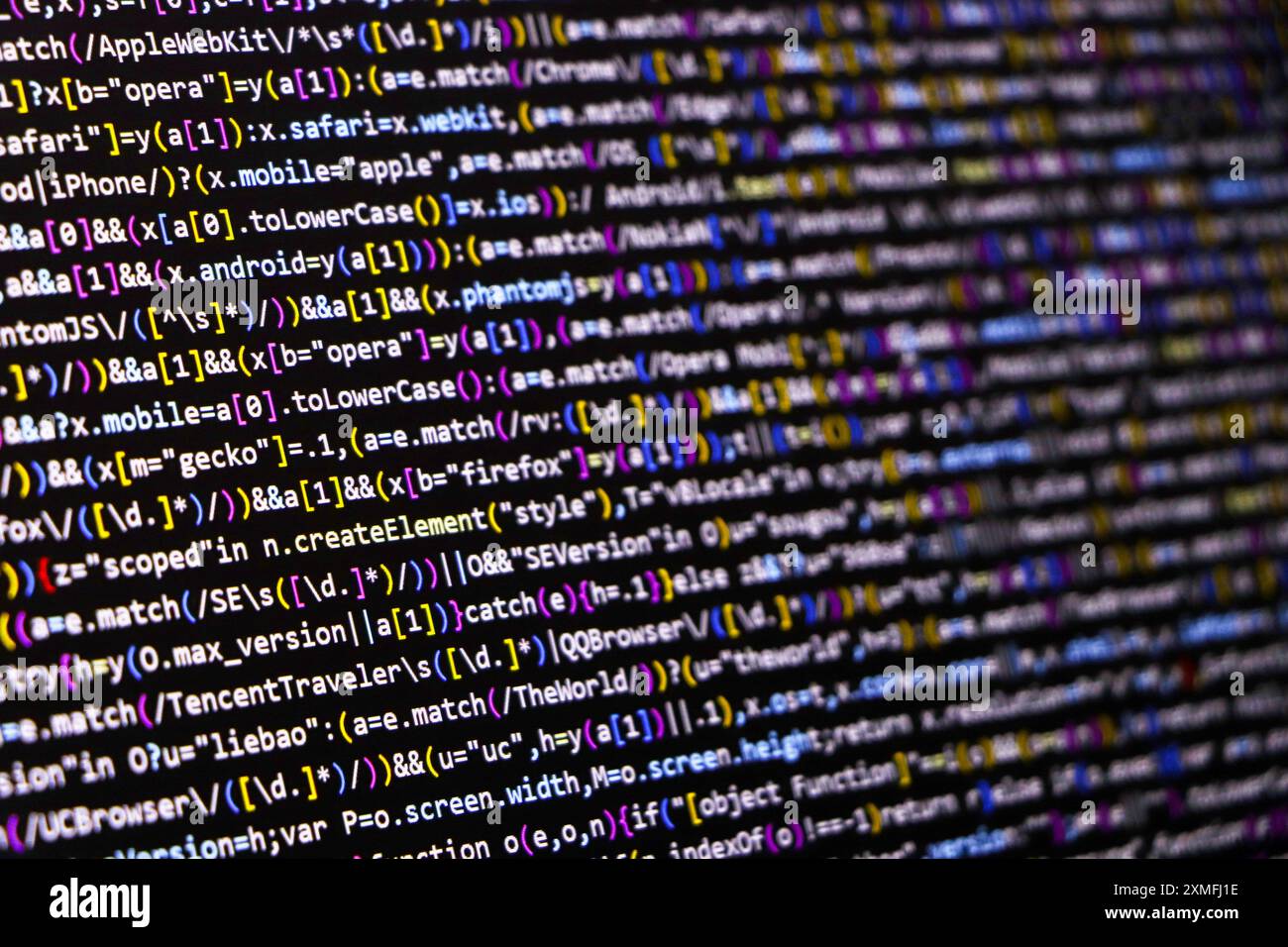 Software Source Code Programming Code Programming Code On Computer