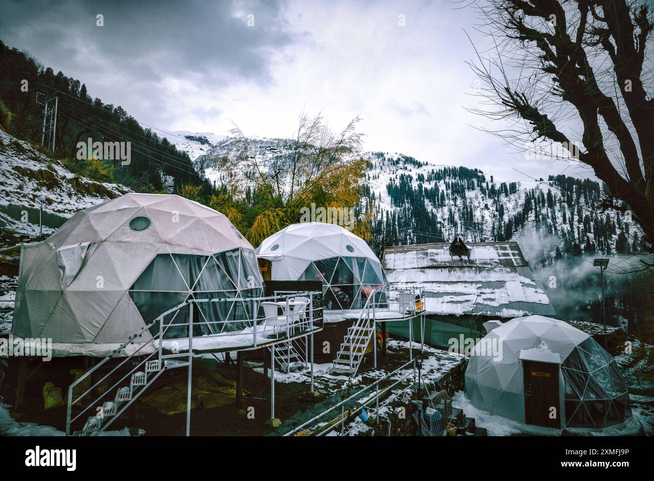 Mountain view in Manali. Himalayan Hills. Beautiful landscape. Mountain ...